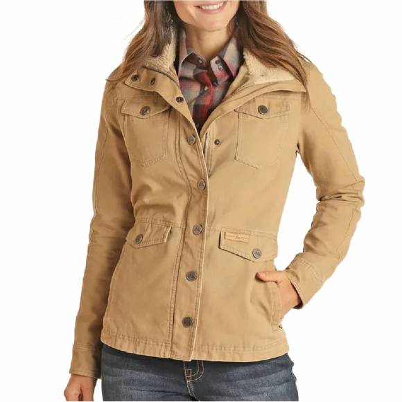 Powder River | Jackets & Coats | New Powder River Military Jacket In ...